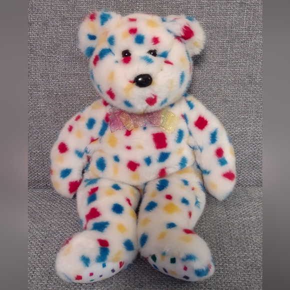 Ty | Toys | Final Pricey2k Confetti Bear999 | Poshmark